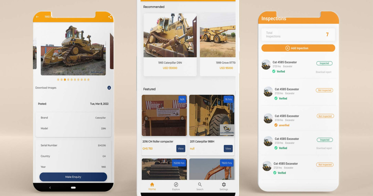 Equipment-Hub Web & Mobile Application - PED Solution Studios